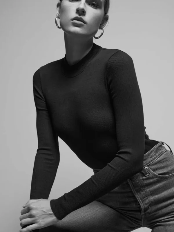 Nation LTD Gina Long Sleeve | Black - Mabel and Moss